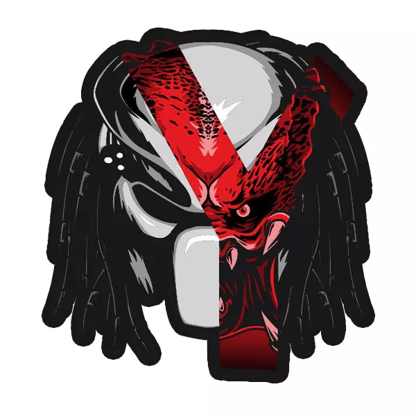 Kira Sticker With Predator Y Head Decorative Laptop, Phone Stickers ...