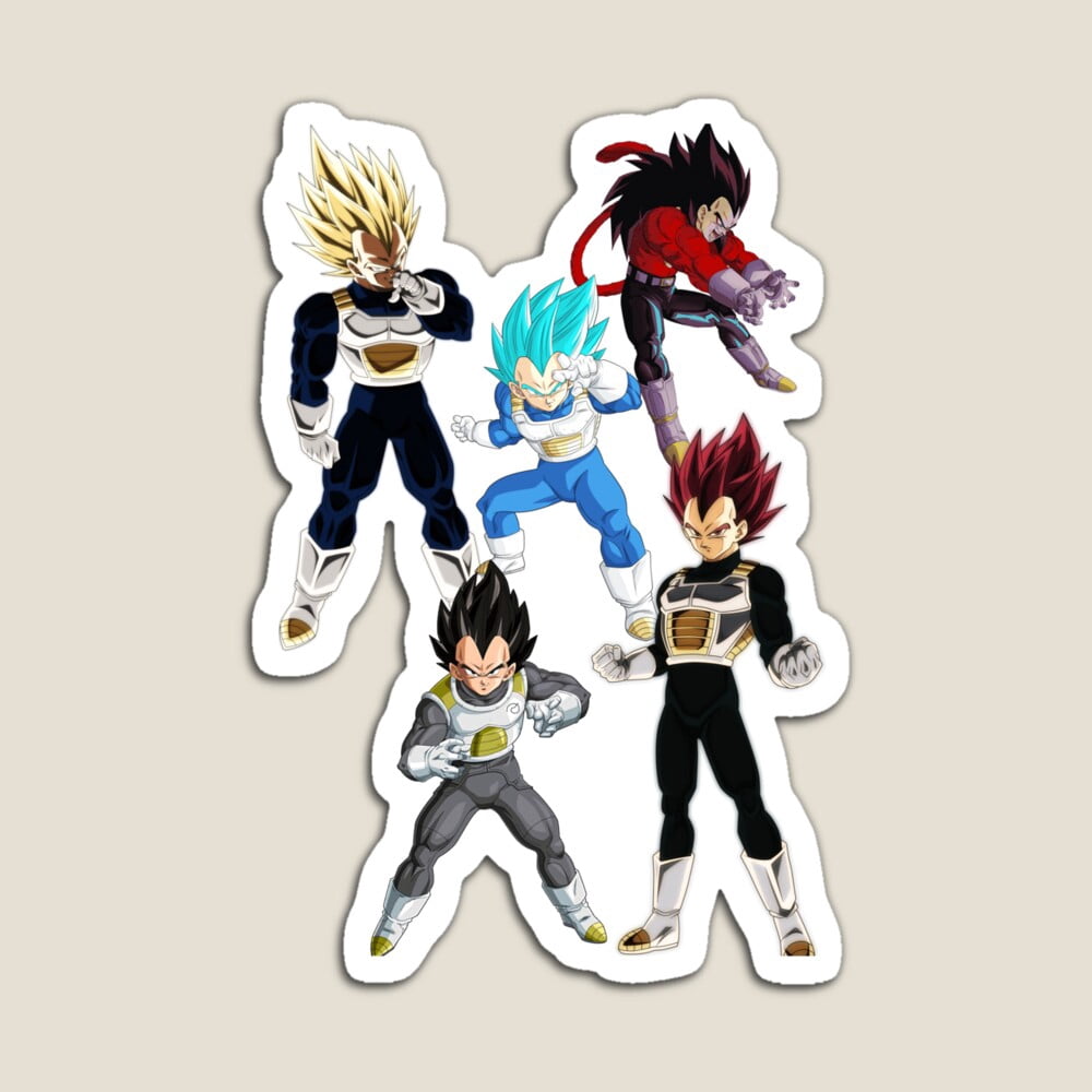 Kira Sticker With Prince Of Saiyans Decorative Laptop, Phone Stickers ...