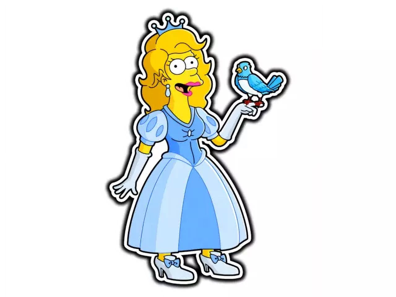 Kira Sticker With Princess Homer Decorative Laptop, Phone Stickers ...