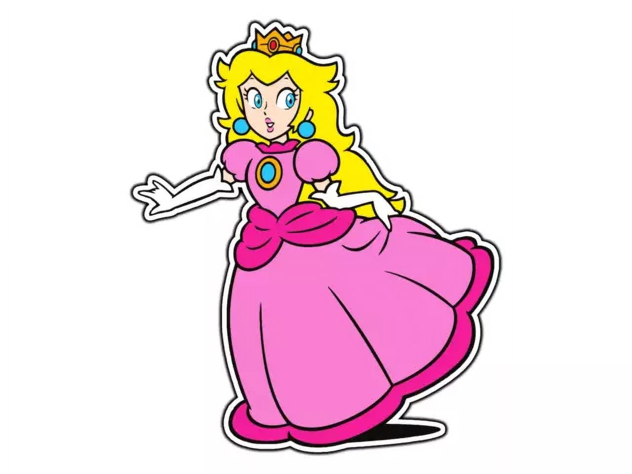 Kira Sticker With Princess Peach Running 2D Decorative Laptop, Phone ...
