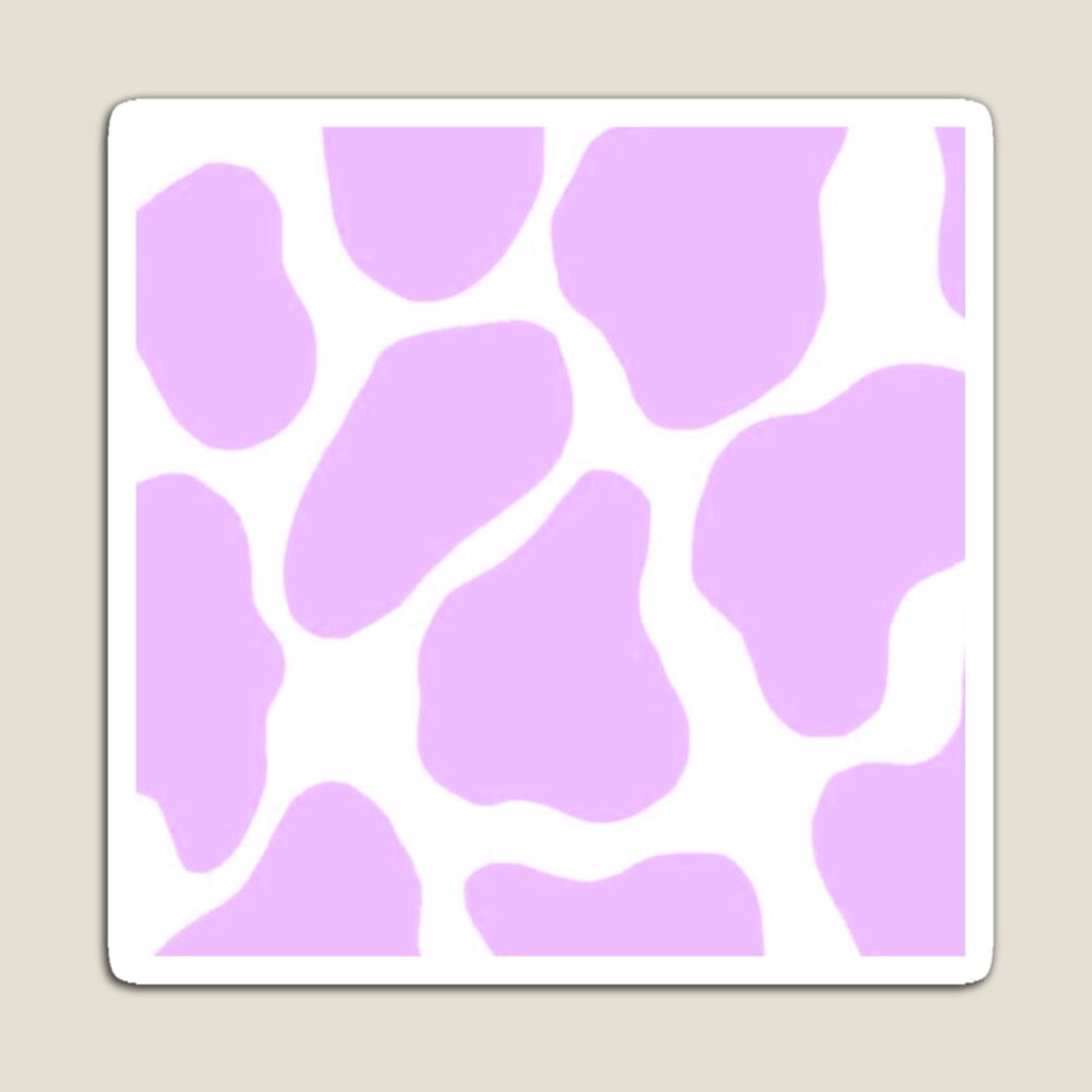 Kira Sticker With Purple Cow Print Decorative Laptop, Phone Stickers ...