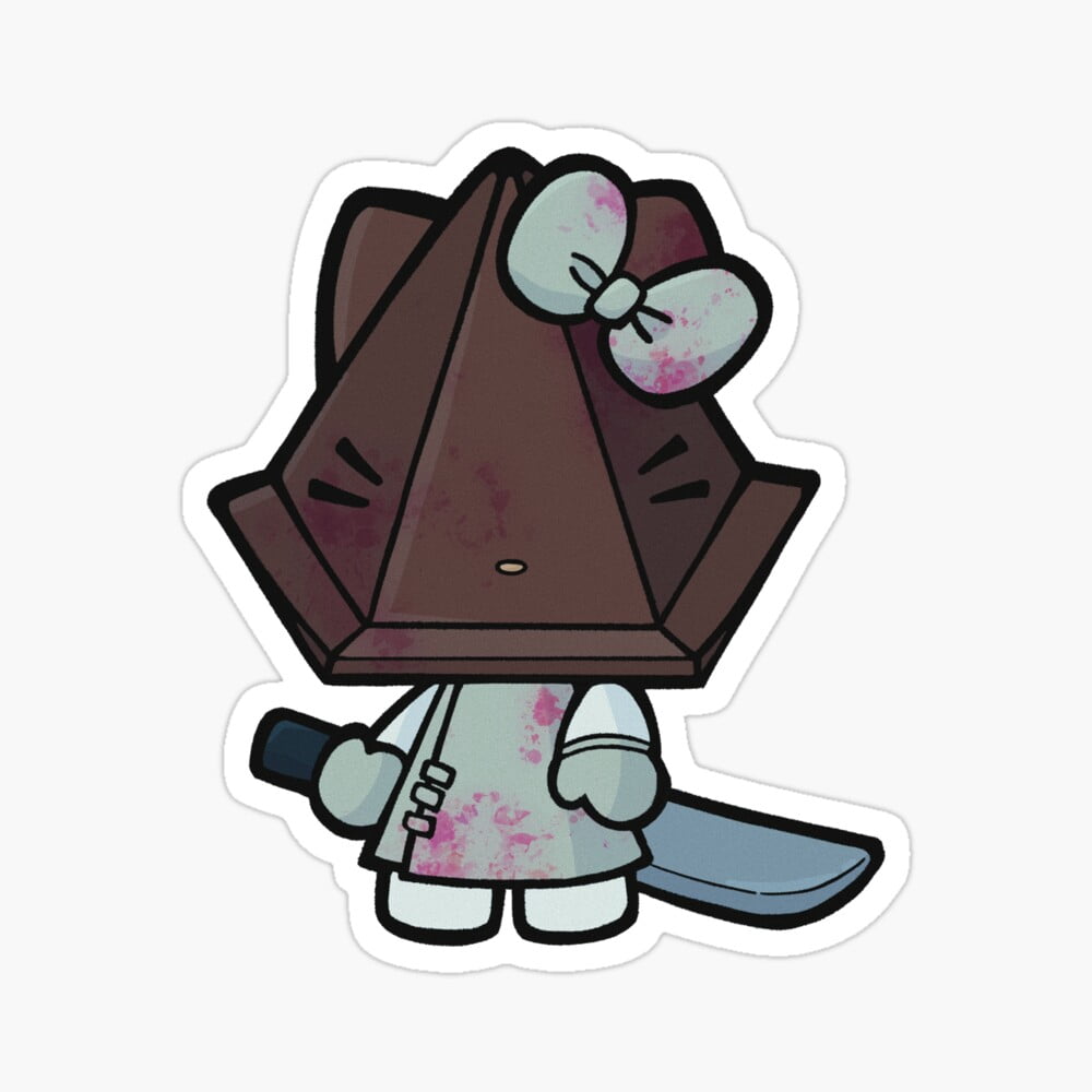 Kira Sticker With Purramid Head Decorative Laptop, Phone Stickers ...