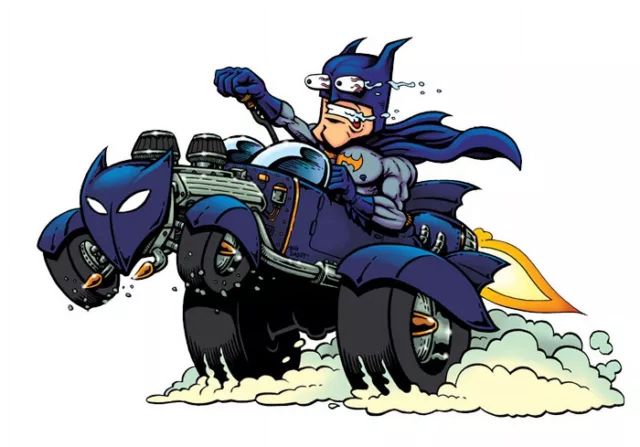 Kira Sticker With Rat Fink Batman Blue Decorative Laptop, Phone ...