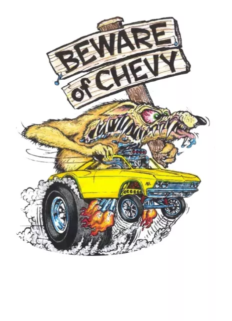 Kira Sticker With Rat Fink Beware Decorative Laptop, Phone Stickers ...