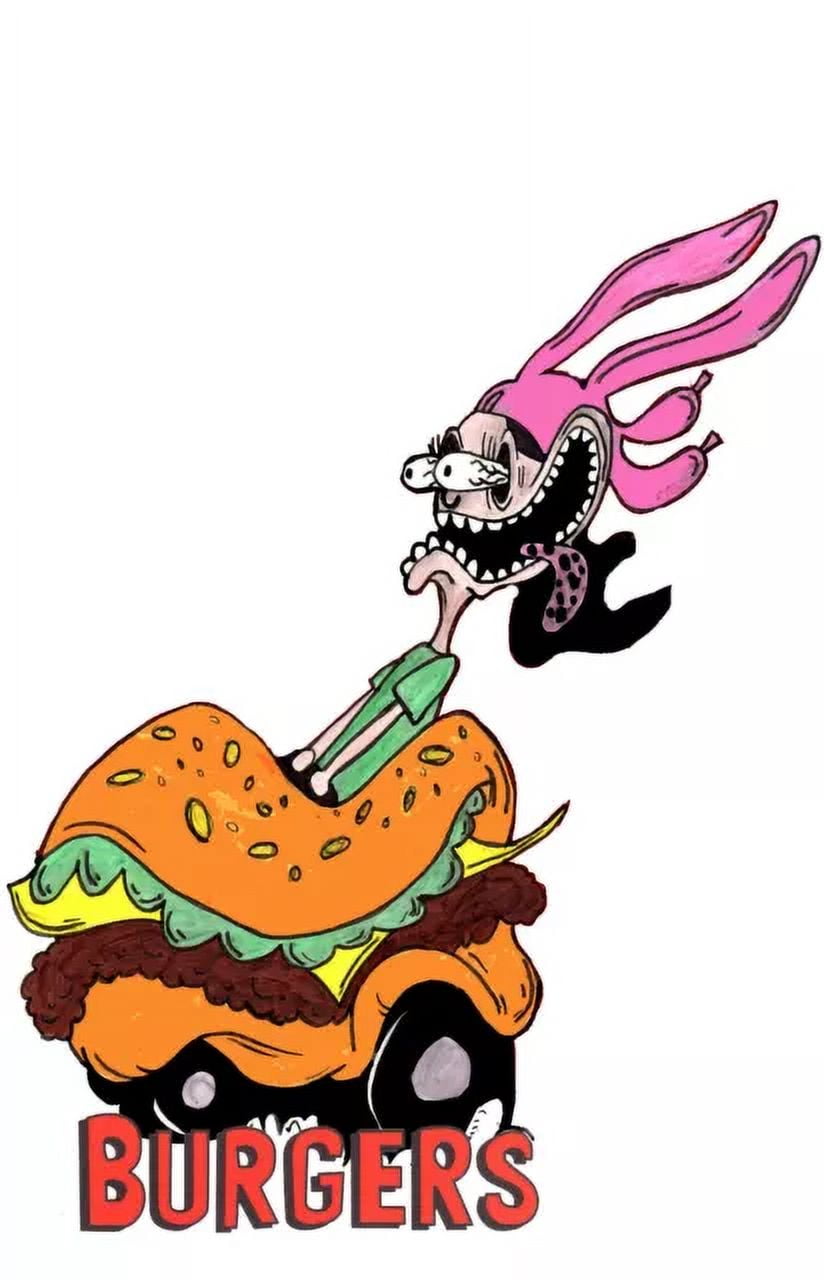 Kira Sticker With Rat Fink Bob'S Burgers S Decorative Laptop, Phone ...