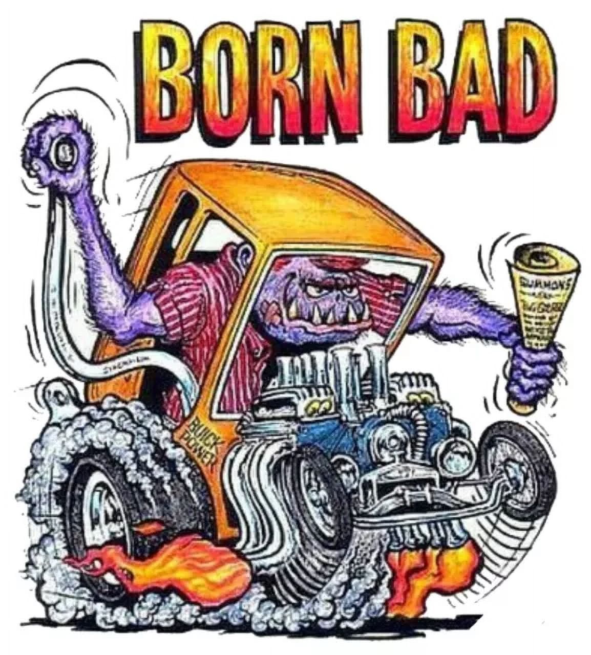 Kira Sticker With Rat Fink Born Bad S Decorative Laptop, Phone Stickers ...