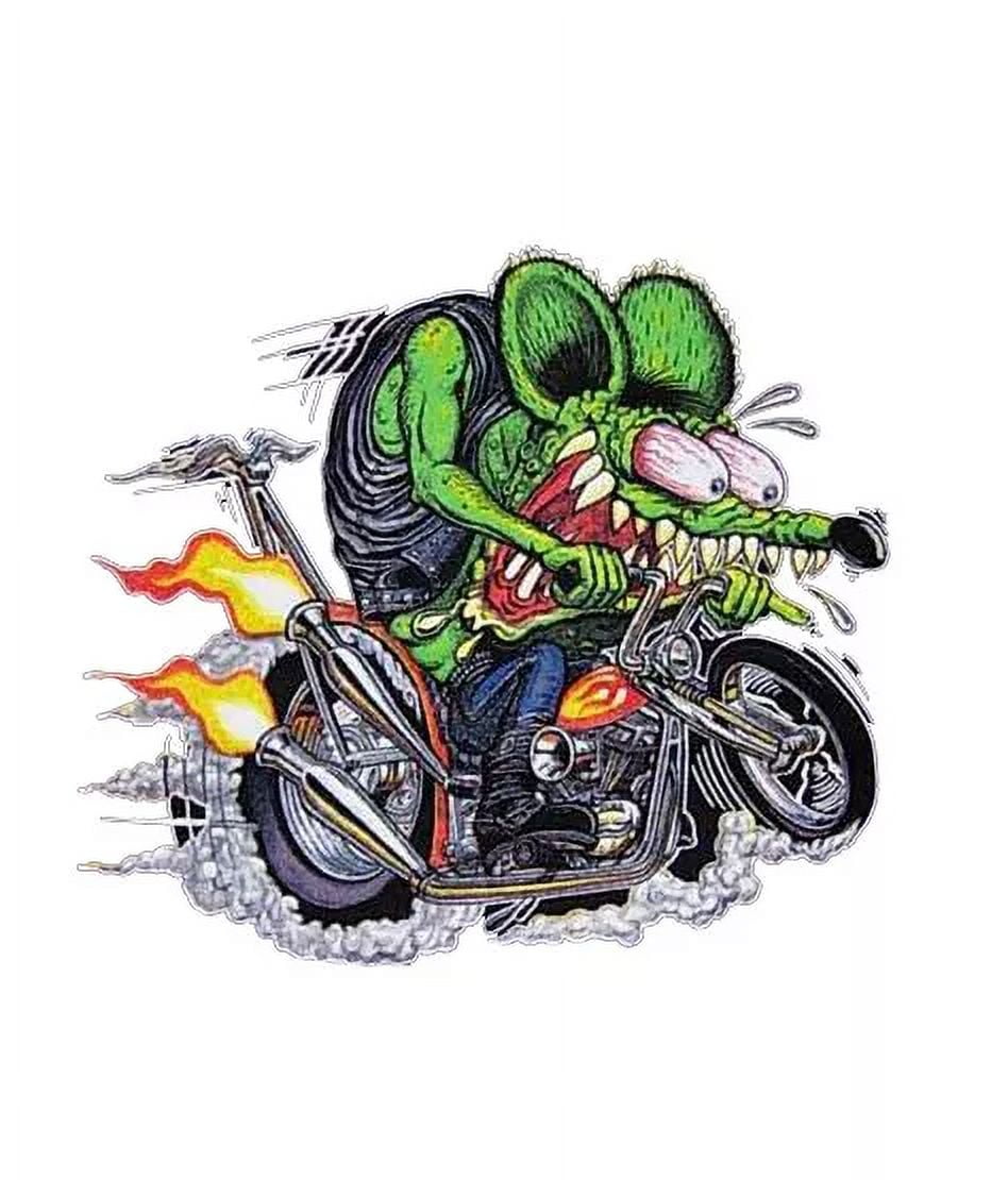 Kira Sticker With Rat Fink Chopper S Decorative Laptop, Phone Stickers ...