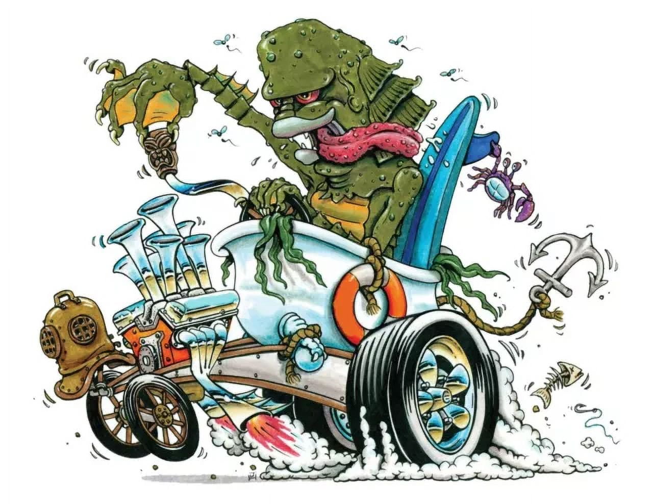 Kira Sticker With Rat Fink Creature Decorative Laptop, Phone Stickers ...