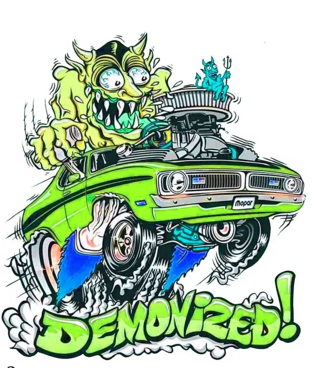 Kira Sticker With Rat Fink Demonized Decorative Laptop, Phone Stickers ...