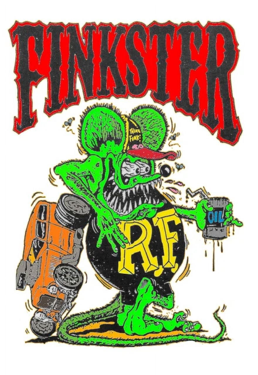 Kira Sticker With Rat Fink Finkster Decorative Laptop, Phone Stickers ...