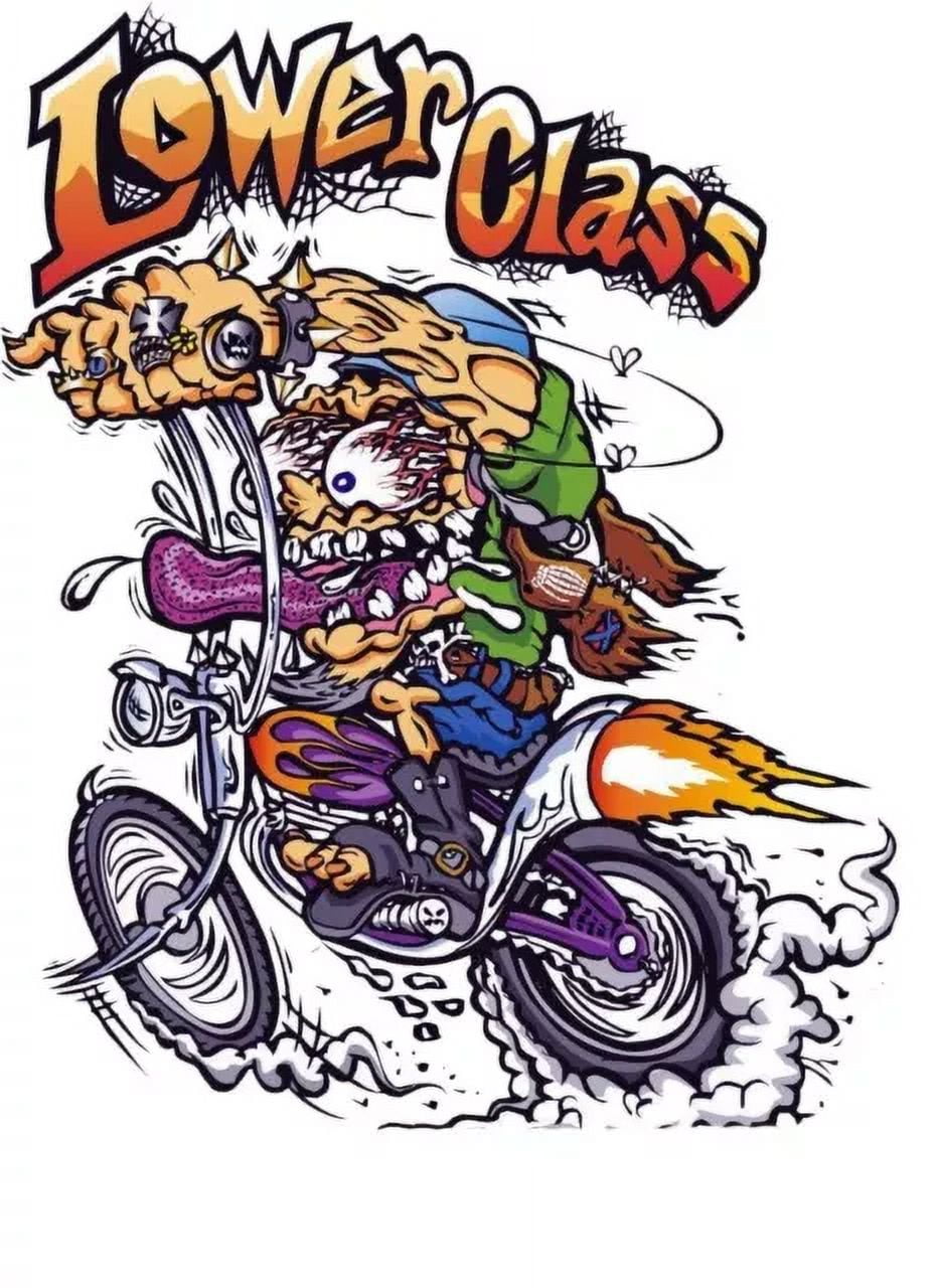 Kira Sticker With Rat Fink Lower Class S Decorative Laptop, Phone ...