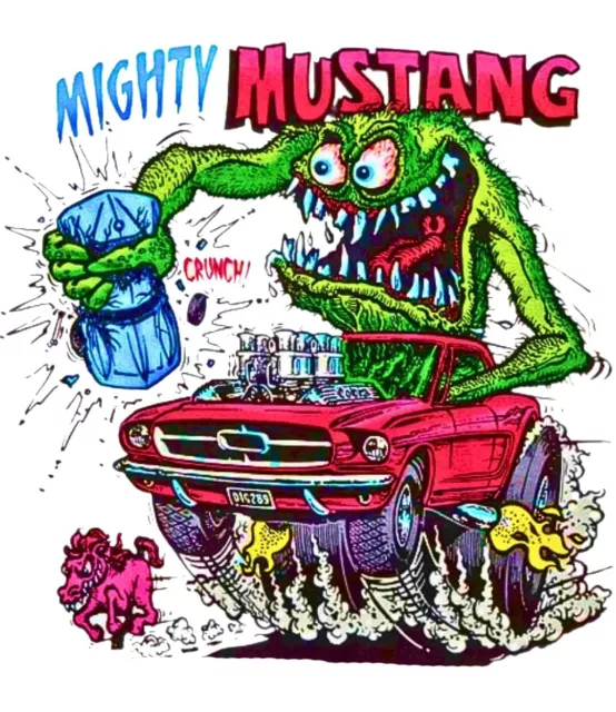 Kira Sticker With Rat Fink Mighty Decorative Laptop, Phone Stickers ...