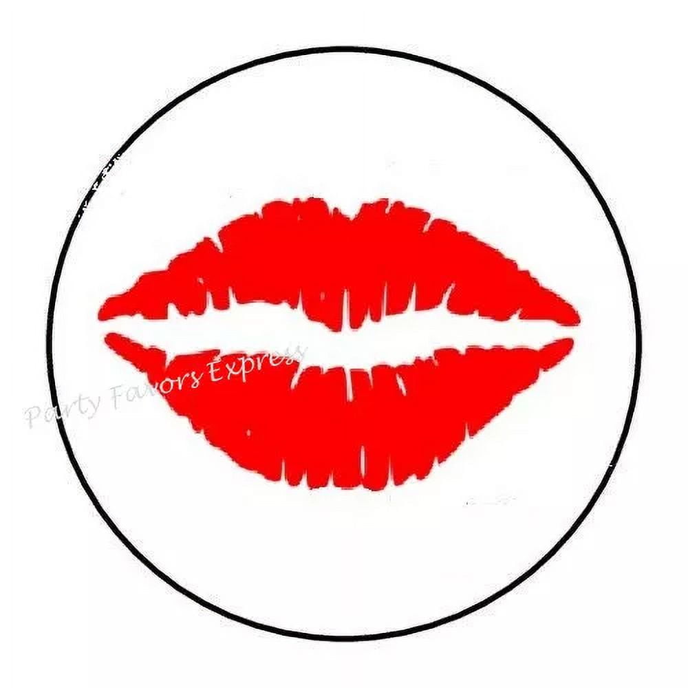 Kira Sticker With Red Lips Sealed With A Kiss Decorative Laptop, Phone ...