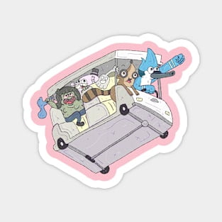 Kira Sticker With Regular Show - Golf Cart Decorative Laptop, Phone ...