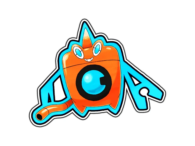 Kira Sticker With Rotom Wash Decorative Laptop, Phone Stickers ...