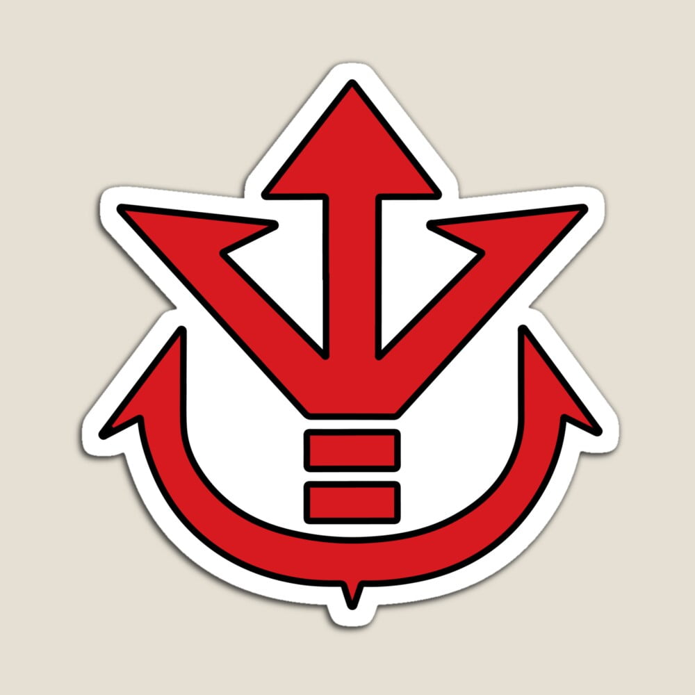 Kira Sticker With Saiyan Prince Logo Decorative Laptop, Phone Stickers ...