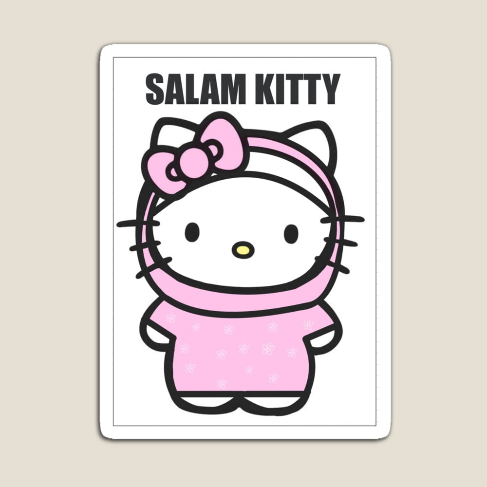 Kira Sticker With Salam Kitty ? Decorative Laptop, Phone Stickers ...