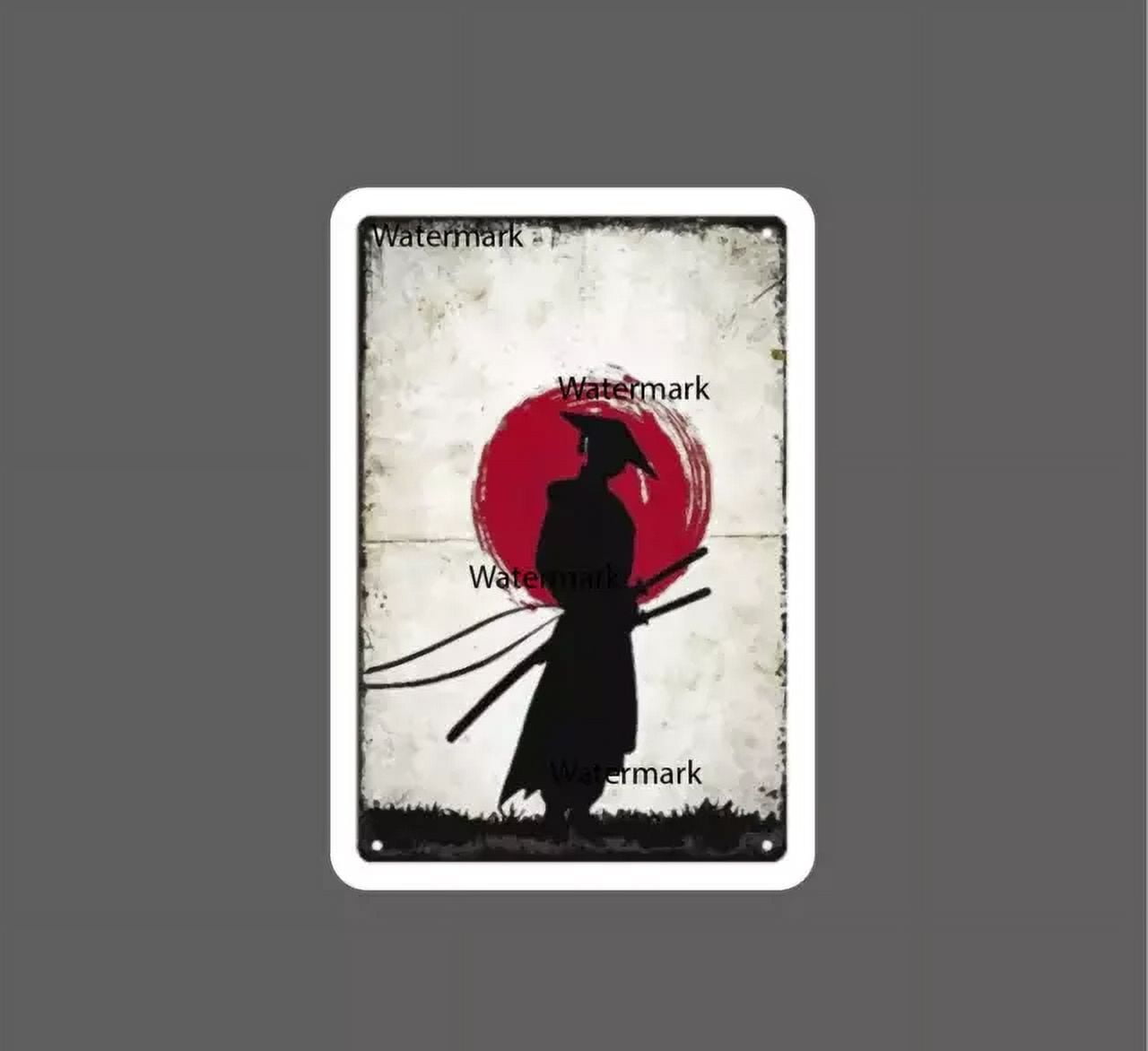 Kira Sticker With Samurai Warrior Discipline Decorative Laptop, Phone ...