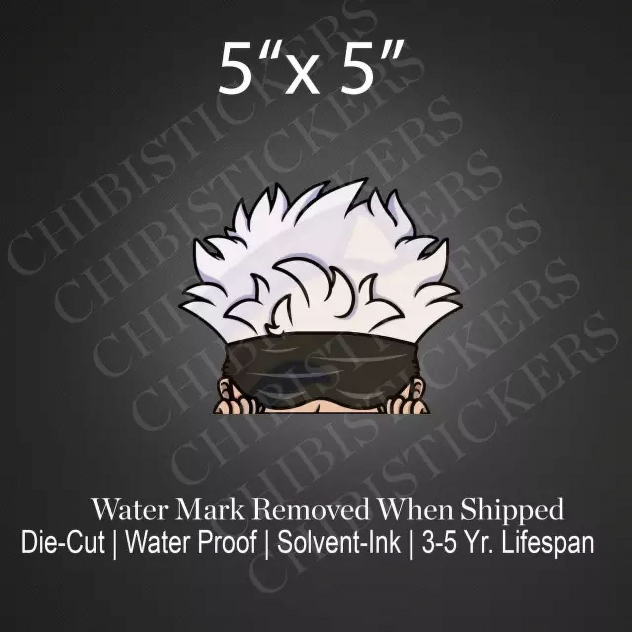 Kira Sticker With Satoru Gojo Masked Anime Decal Decorative Laptop ...