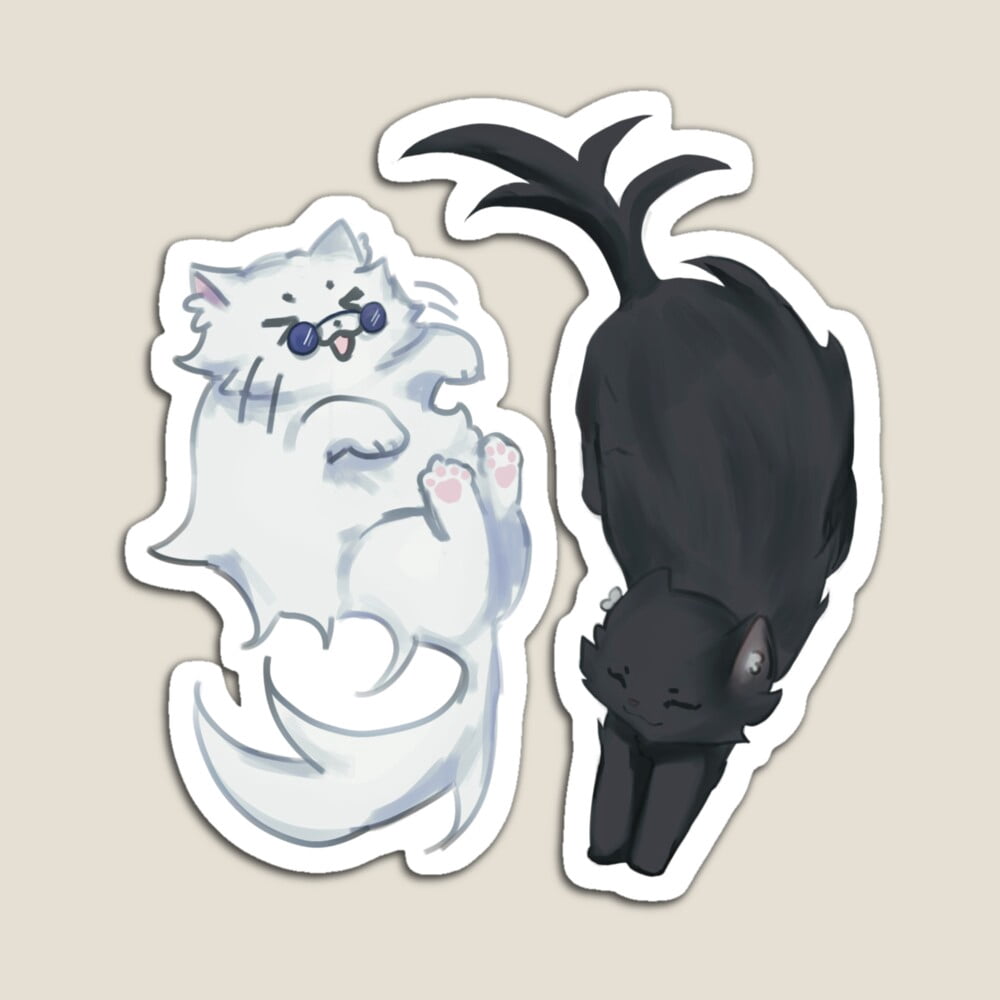 Kira Sticker With Satosugu Cats Decorative Laptop, Phone Stickers ...