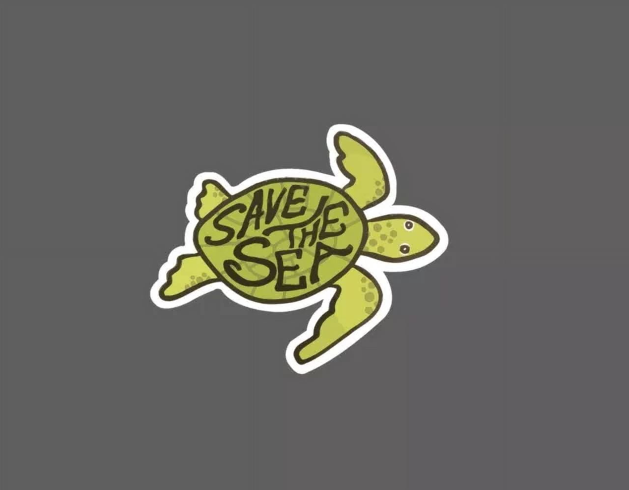 Kira Sticker With Save The Sea Turtle Decorative Laptop, Phone Stickers ...