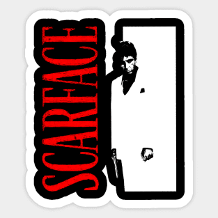 Kira Sticker With Scarface Retro Decorative Laptop, Phone Stickers ...