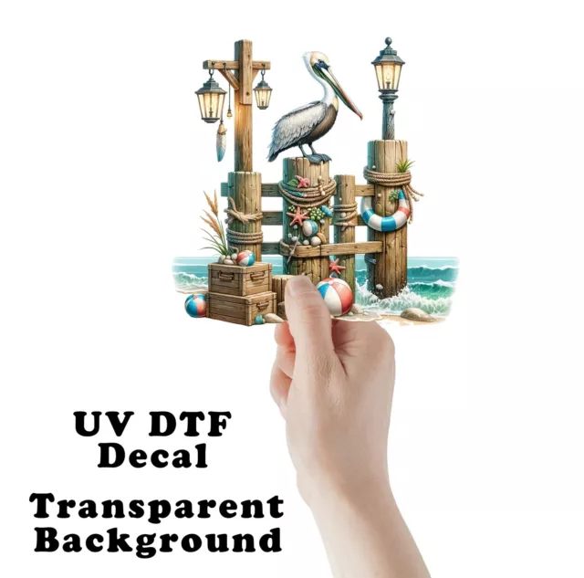 Kira Sticker With Seagull At Shore Sticker - Design Preview Only ...