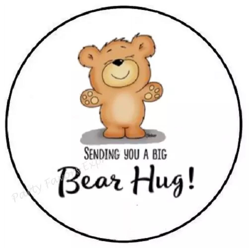 Kira Sticker With Sending You A Big Bear Hug Decorative Laptop, Phone ...