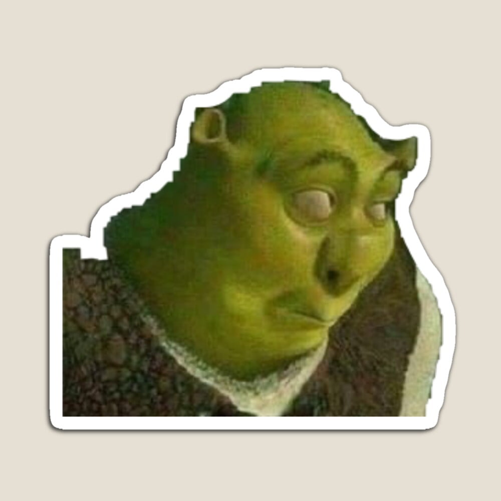 Kira Sticker With Shrek Meme Decorative Laptop, Phone Stickers ...