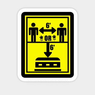 Kira Sticker With Six Feet Apart Or Six Feet Under Decorative Laptop ...