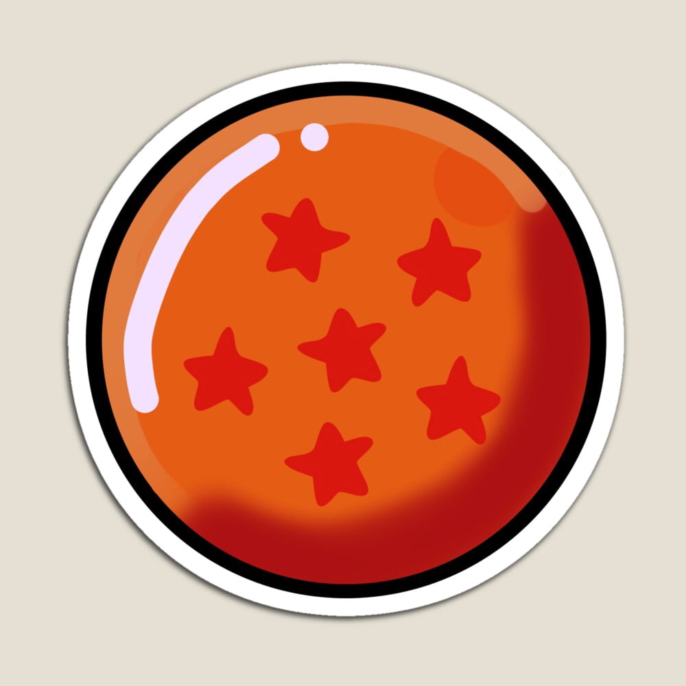 Kira Sticker With Six Star Dragonball Decorative Laptop, Phone Stickers ...