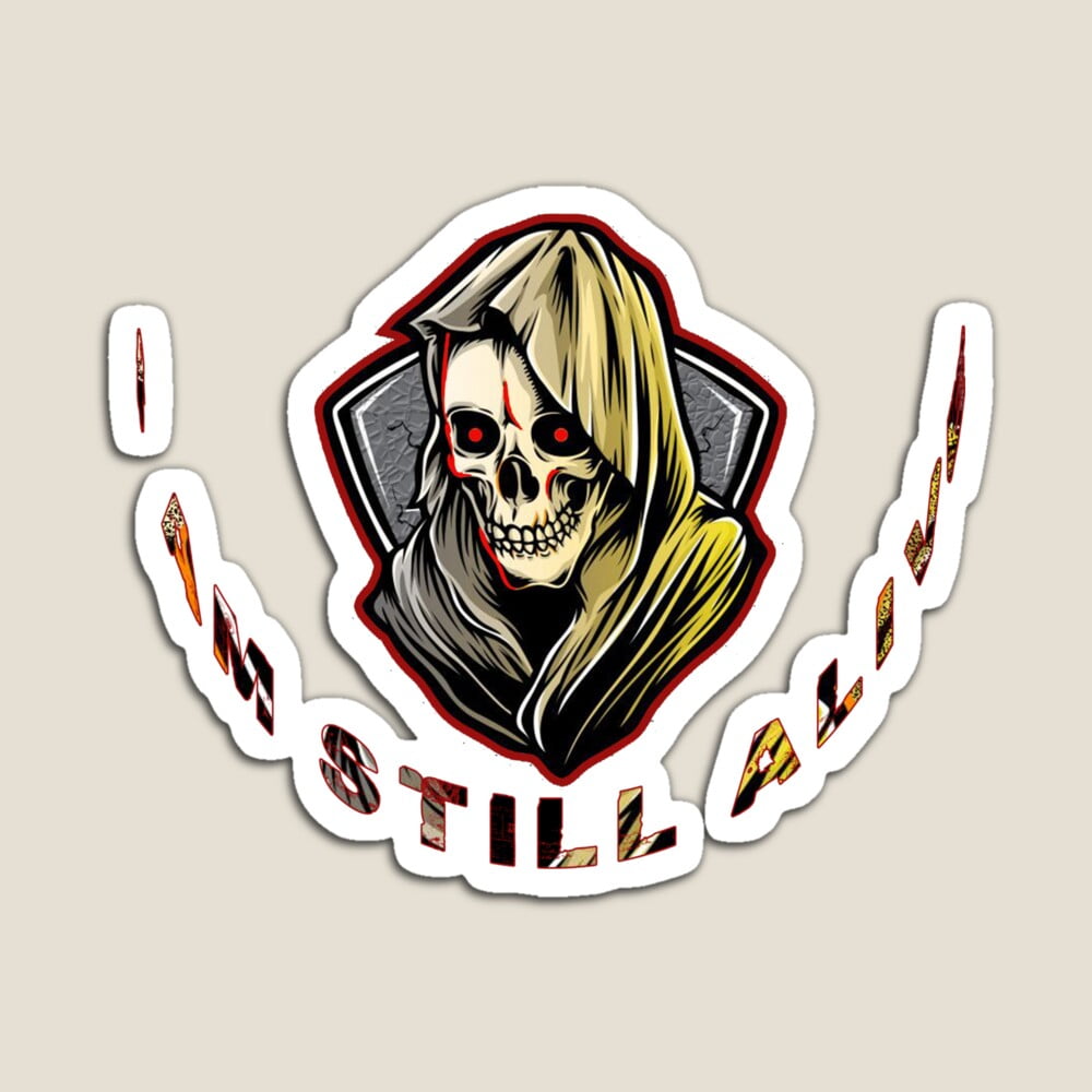 Kira Sticker With Smiling Skull Sticker Decorative Laptop, Phone ...