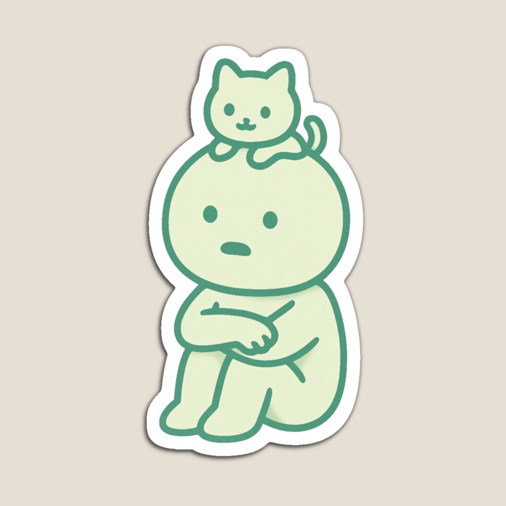 Kira Sticker With Smiskee With Cat Decorative Laptop, Phone Stickers ...