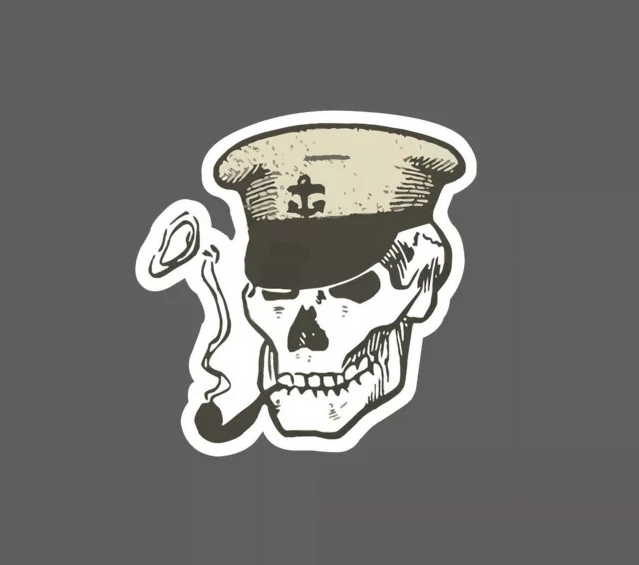 Kira Sticker With Smoking Sailor Captain Decorative Laptop, Phone ...