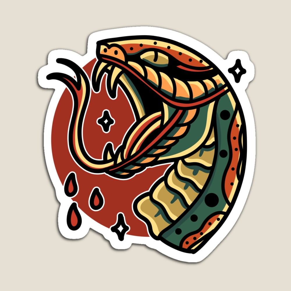 Kira Sticker With Snake Head Sticker Decorative Laptop, Phone Stickers ...