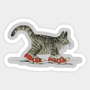 Kira Sticker With Sneaky Cat 1981 Decorative Laptop, Phone Stickers ...