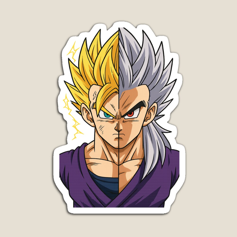 Kira Sticker With Son Gohan Decorative Laptop, Phone Stickers ...