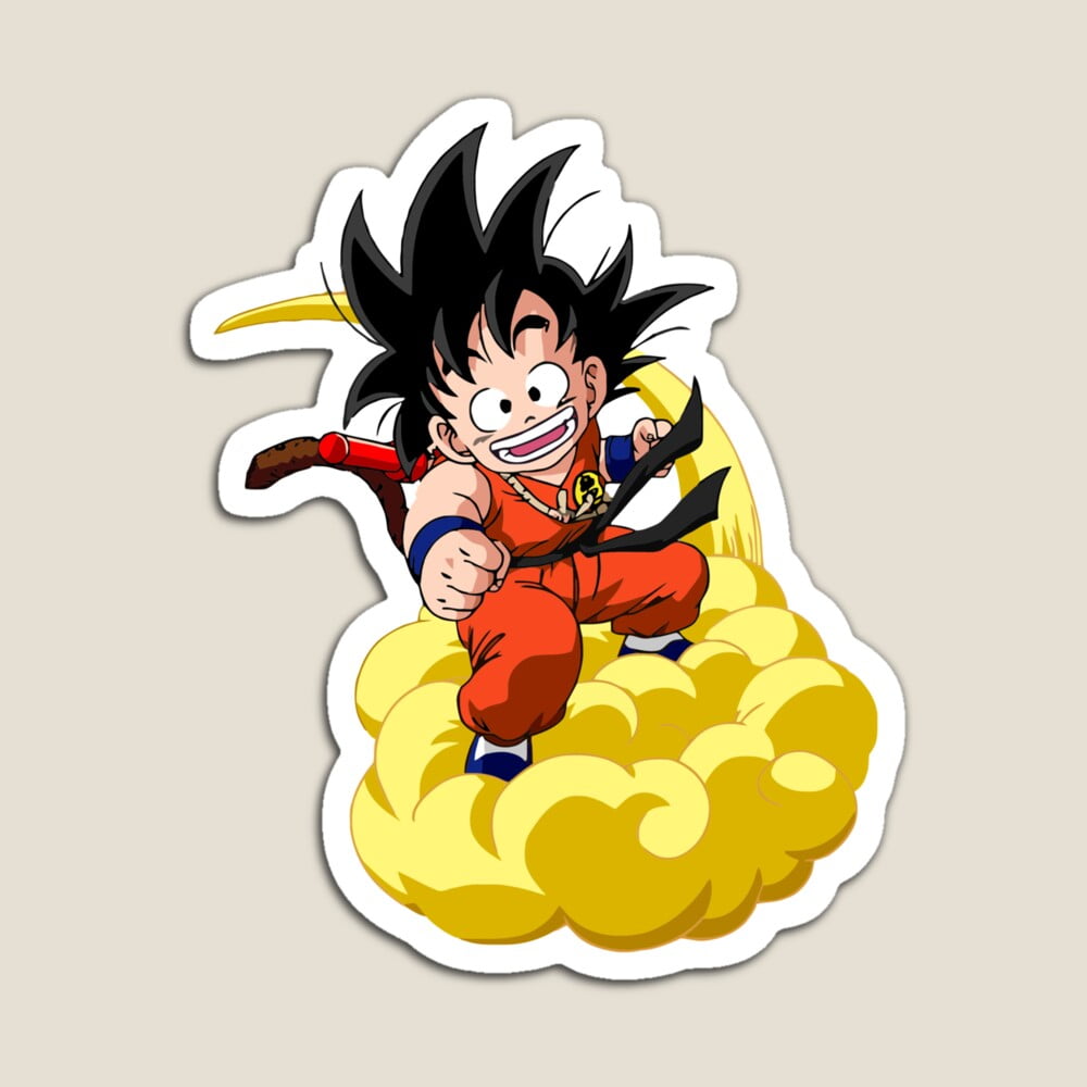 Kira Sticker With Son Goku Decorative Laptop, Phone Stickers ...