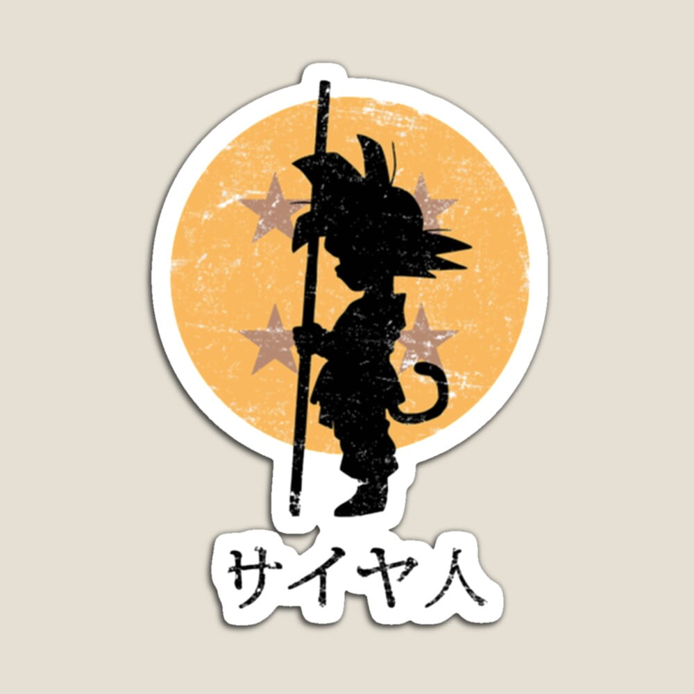 Kira Sticker With Son Goku Kid Decorative Laptop, Phone Stickers ...