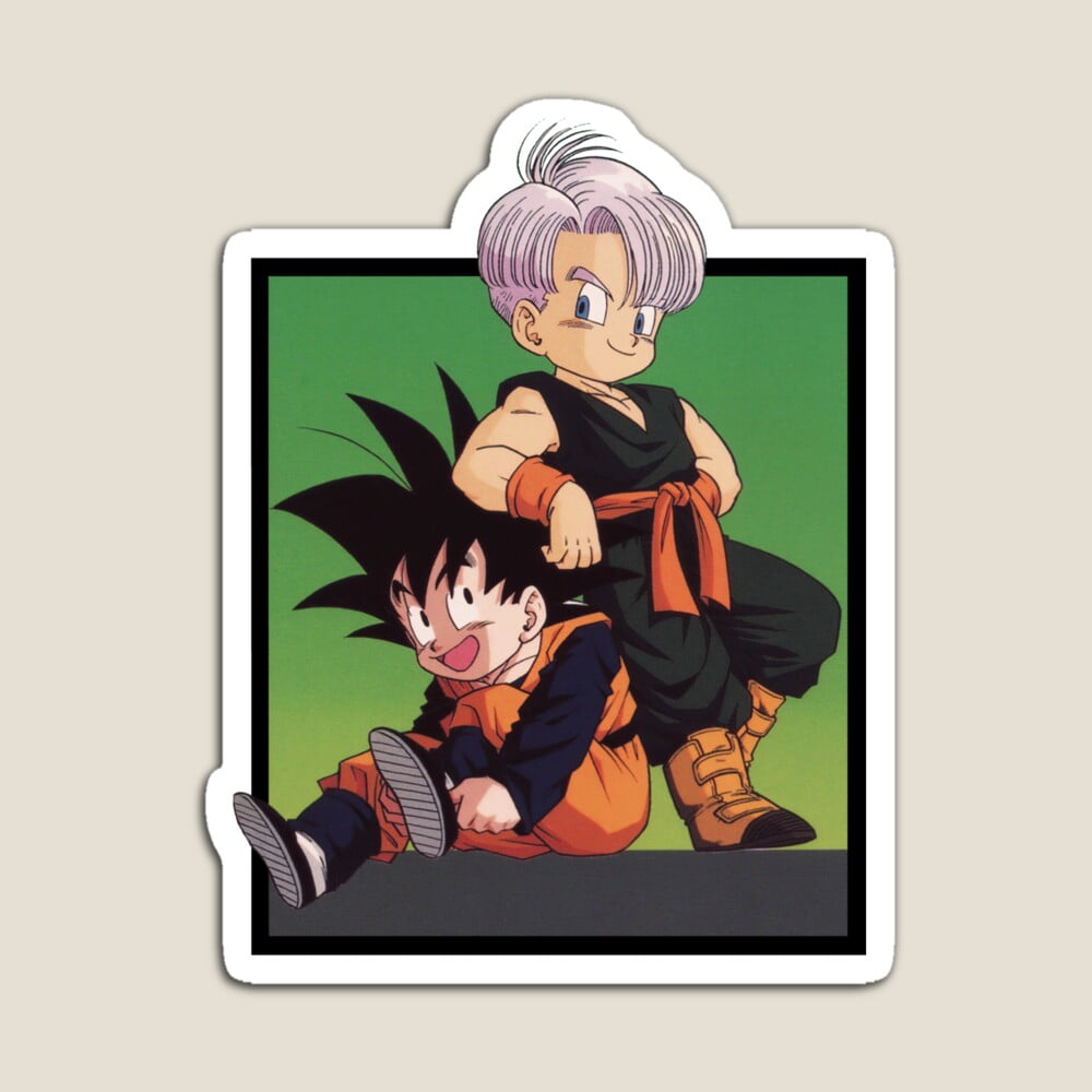 Kira Sticker With Son Goten & Trunks Friendship Decorative Laptop ...