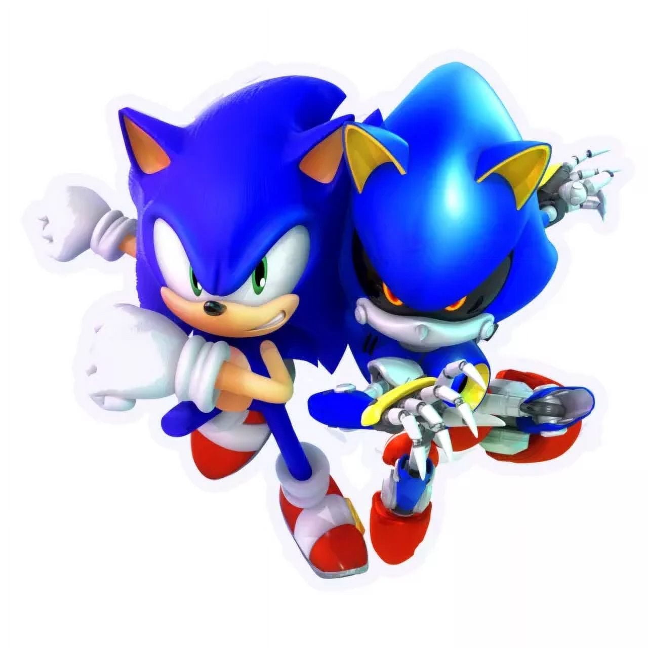 Kira Sticker With Sonic The Hedgehog Vs Metal Sonic S Decorative Laptop ...