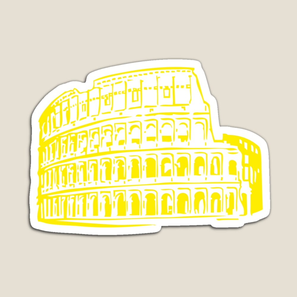 Kira Sticker With Spqr Colosseum Sticker Decorative Laptop, Phone ...