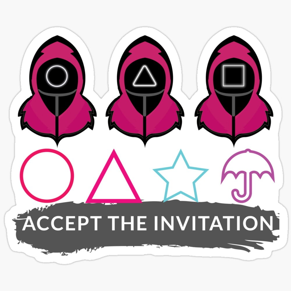 Kira Sticker With Squid Game Decorative Laptop, Phone Stickers ...