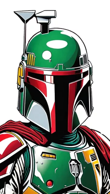 Kira Sticker With Star Wars Boba Fett Ok Decorative Laptop, Phone ...
