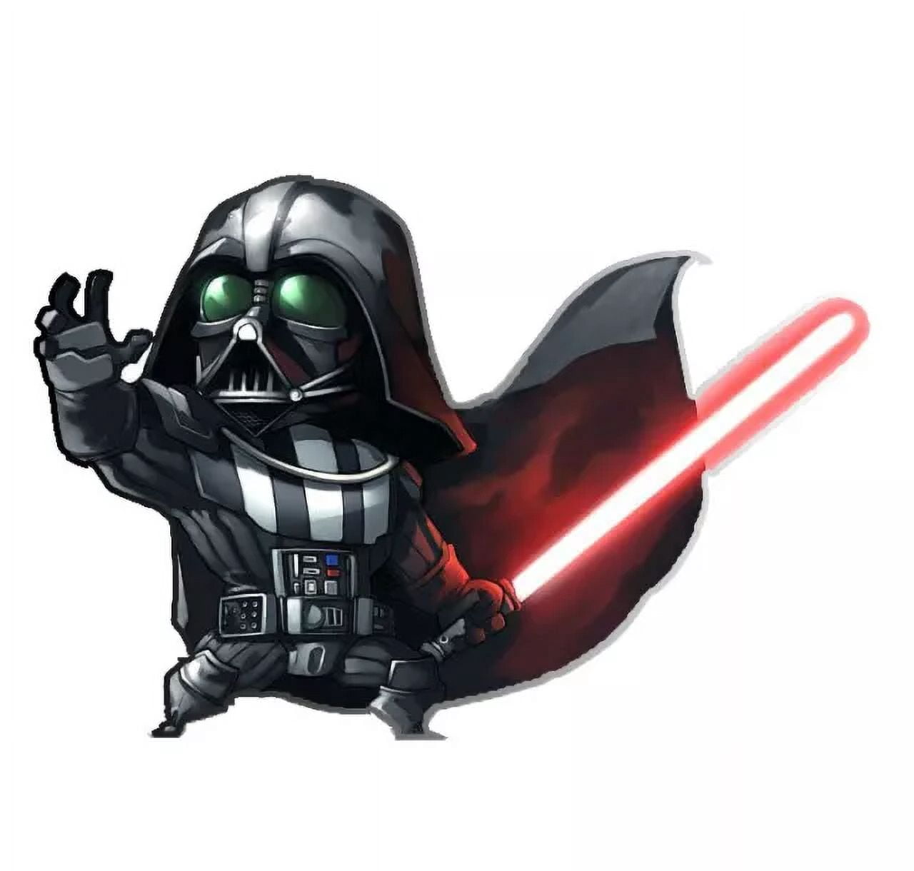 Kira Sticker With Star Wars Darth Vader Chibi S Decorative Laptop ...
