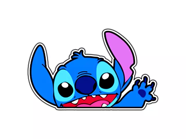 Kira Sticker With Stitch Peeker Car Decorative Laptop, Phone Stickers ...