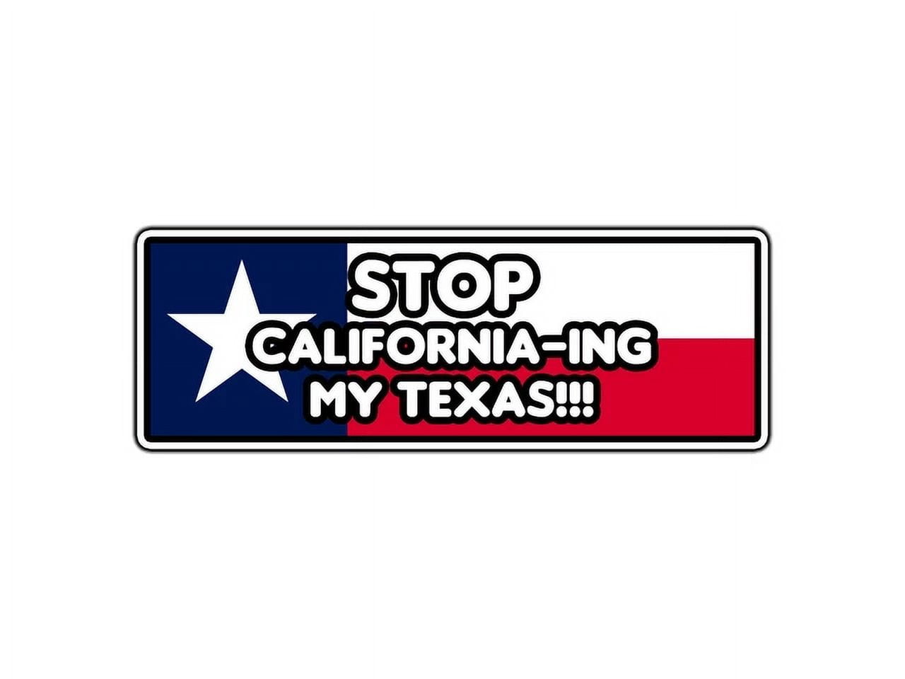Kira Sticker With Stop California-Ing My Texas Car Decorative Laptop ...