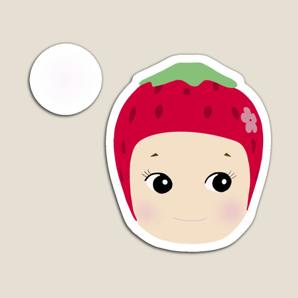 Kira Sticker With Strawberry Sony Angel Decorative Laptop, Phone ...