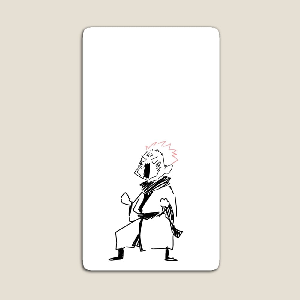 Kira Sticker With Sukuna Jjk Art Drawing Decorative Laptop, Phone ...