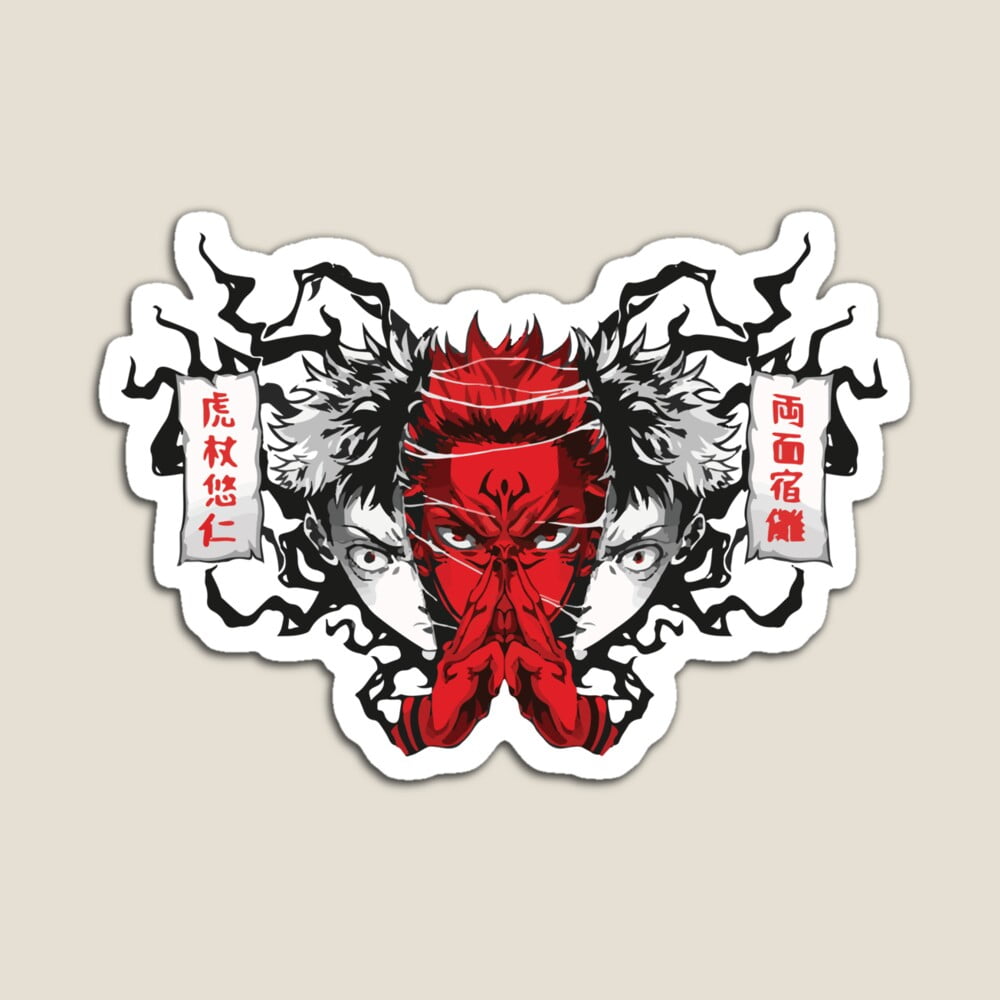Kira Sticker With Sukuna Ryomen Decorative Laptop, Phone Stickers ...